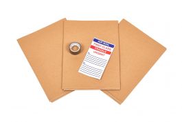 Parcel Wrapping Kits - Kraft Paper, Parcel Tape & Labels